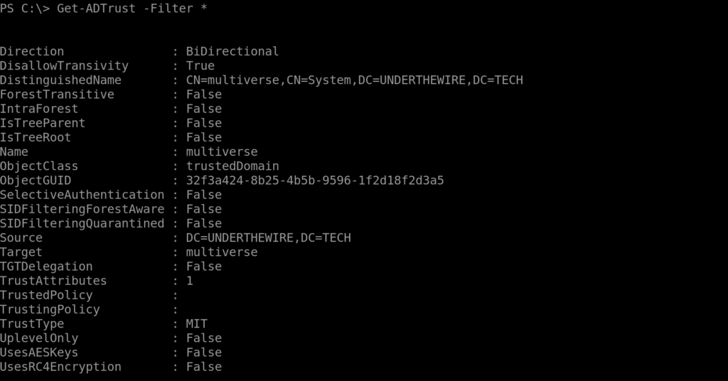 Don’t Forget about Domain Trusts - Cyber Fibers